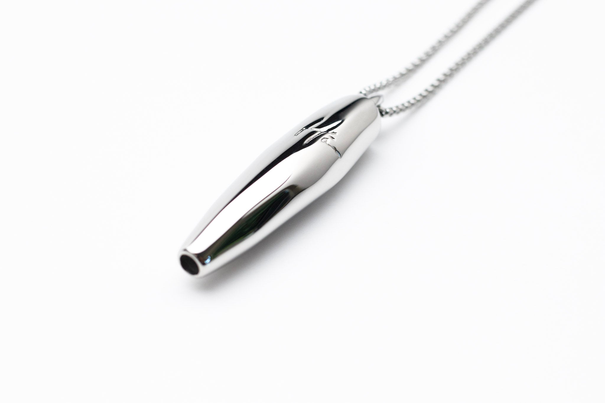 Hā Tool Classic Silver | Anxiety & Stress Relief Necklace – Hā Habit
